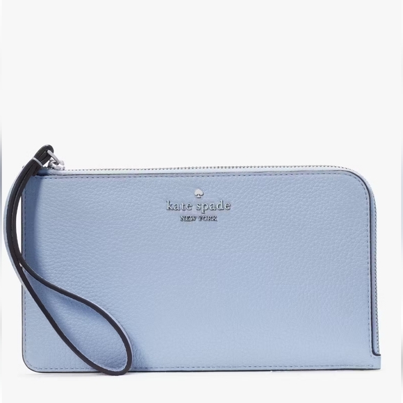 kate spade | Bags | Kate Spade Serenity Lucy Medium L Zip Wristlet New ...